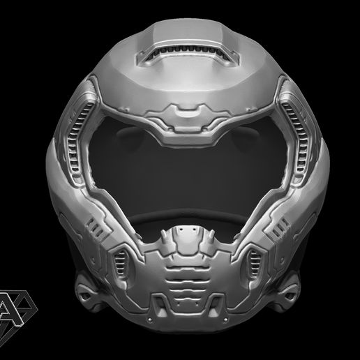 🪖 Doom Helmet・ STL File for ・Cults