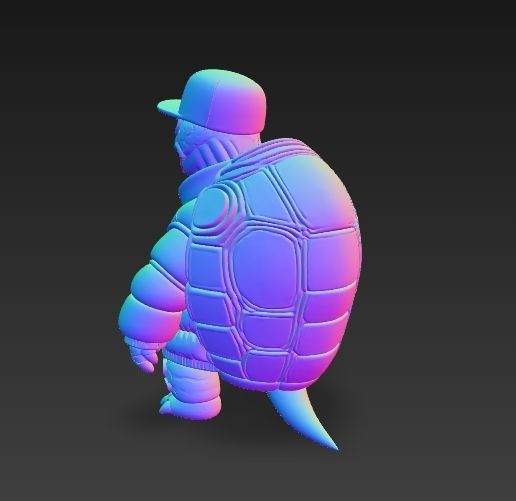 🐢 Gangster Turtle Figure – 3D Printable Collector Model・ STL File for ...