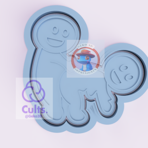 🍪 Kamasutra cookie cutter P3 ( Kamasutra cookie cutter )・ 3D File for ...