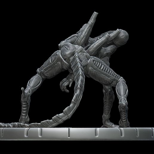 🎲 Xenomorph #3・ STL File for ・Cults