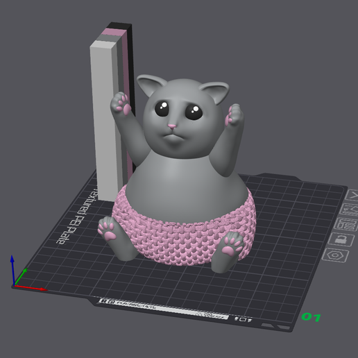 🐱 Lindo gatito・Archivo 3D Gratis para Impresión 3D・Cults
