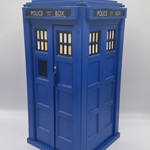 🩺 Doctor Who - Scream of the Shalka TARDIS in 5.5" scale・ 3D File for ...