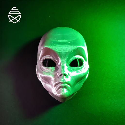 👽 Alien wall・ 3D File for 3D printing・Cults