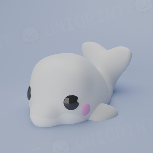 🐳 Flexi Beluga Whale Keychain (Limited Time $0)・Free STL File for 3D ...