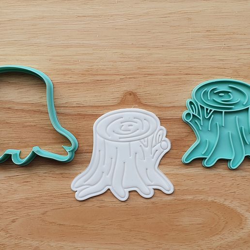 🍪 Cookie Cutter - Woodland Stump・ 3D File for 3D printing・Cults