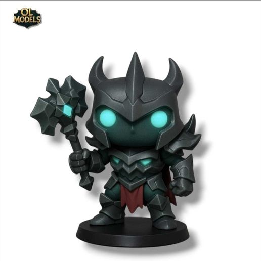 🔝 Mordekaiser Chibi Figure League of Legends 3D Model・ STL File for 3D ...