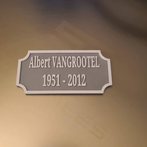 Free STL file Nameplate 🗺️ ・3D printable design to download・Cults