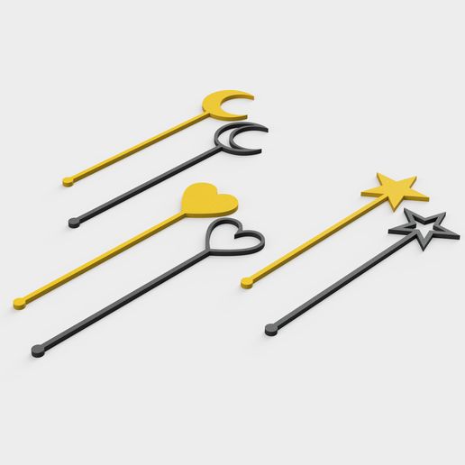 STL file Drink stirrers 🍹 ・3D printable model to download・Cults