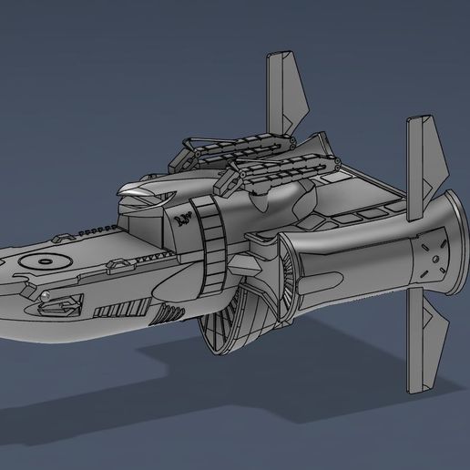 🚢 BEBOP ship・Free OBJ File for 3D printing・Cults