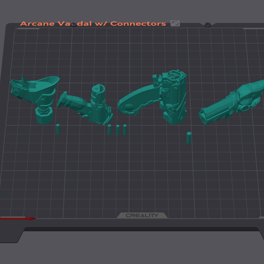 🔫 Arcane Vandal - VALORANT - Ready to Print・ STL File for 3D printing・Cults