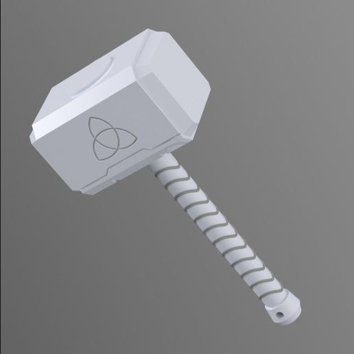 thor hammer 3d light