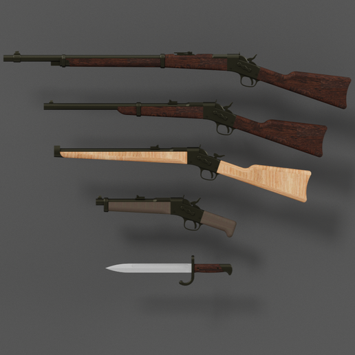 🔫 Airsoft Rolling-Block Rifle・ STL File for 3D printing・Cults