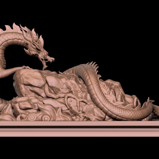 🐉 Naga Fang Long Chinese Dragon・ STL File for 3D printing・Cults