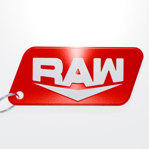 Archivo STL gratis Llavero "RAW Superstar" Monday Night 🤼 ・Objeto imprimible en 3D para ...