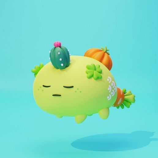 ♾️ Axie infinity - Plant・ STL File for 3D printing・Cults