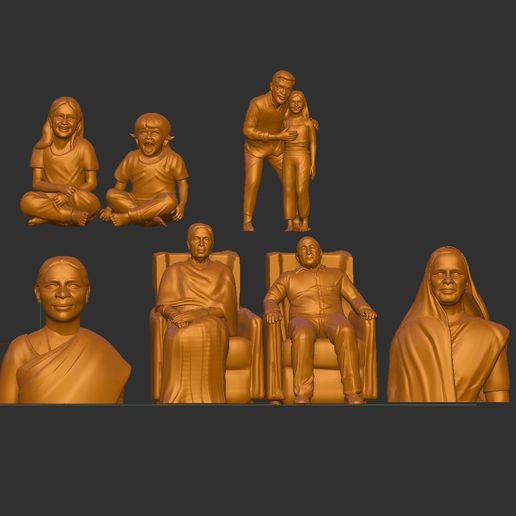 STL file miniatures 🧑‍🤝‍🧑 ・3D printing idea to download・Cults