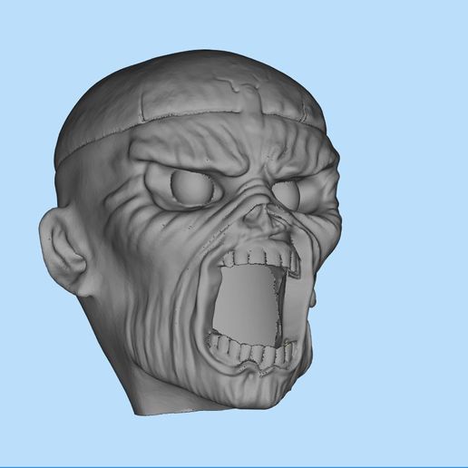 💀 STL printable Aviator skull and Eddy head for Wild Willie Driver KIT ...
