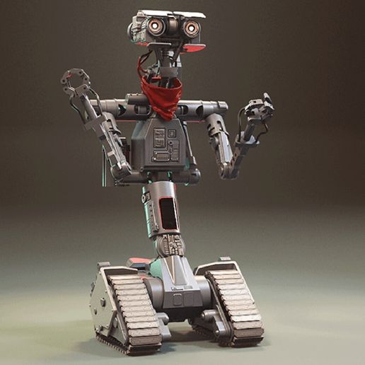 Fichier STL Johnny 5 👾 ・Design pour impression 3D à télécharger・Cults