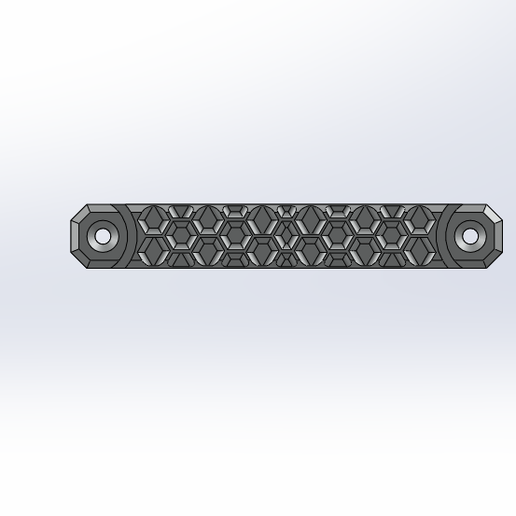 Download STL file M-LOK RAIL COVER TYPE 2 • 3D printer model ・ Cults