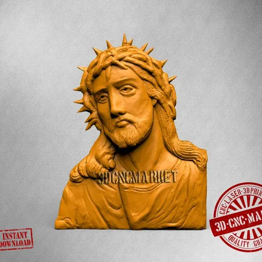 STL file Jesus STL, Jesus 3d figure, stl, 3d printer STL files, 3d ...