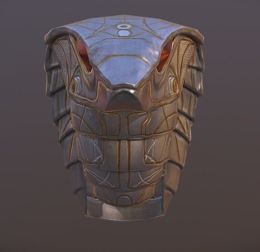 💂 Serpent guard helmet・Free 3D File for ・Cults