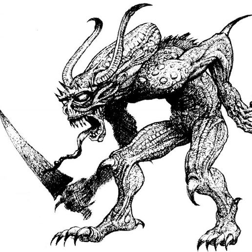 🧝 chaus daemon demon oop bloodletters・ 3D File for 3D printing・Cults