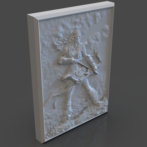 🗿 Horizon zero dawn : Alloy・ 3D File for 3D printing and CNC machining ...