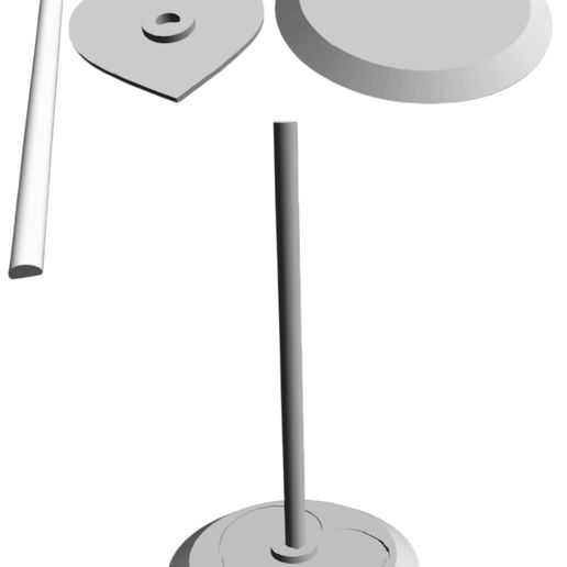 💃 ACTION FIGURE DANCING POLE・Free STL File for 3D printing・Cults