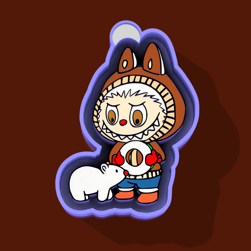 ️🐻‍ ️ Mini Polar Labubu – Freshie, Keychain, Resin & Candle Mold・ STL ...