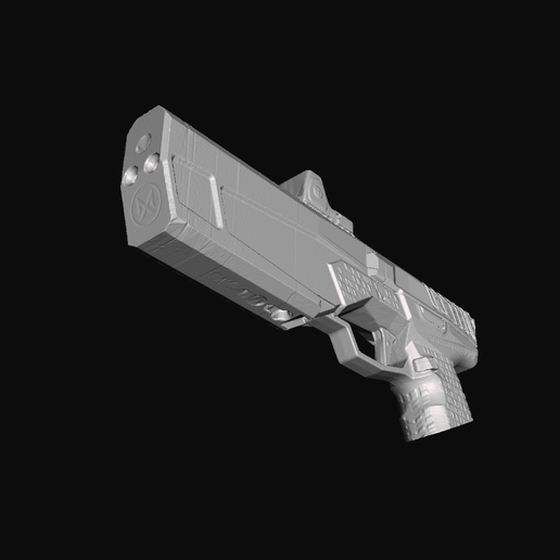 🩻 SilencerCo Maxim 9 Real Size Scan 3D Gun Mold・ STL File for 3D ...