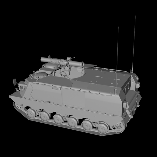 🗺️ Swedish Pvrbv 551 anti-tank missile launcher 3D model material・ OBJ ...