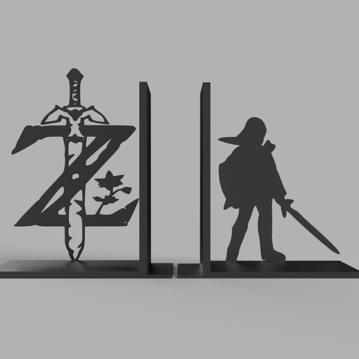 📚 Zelda bookend, book holder・ STL File for 3D printing・Cults