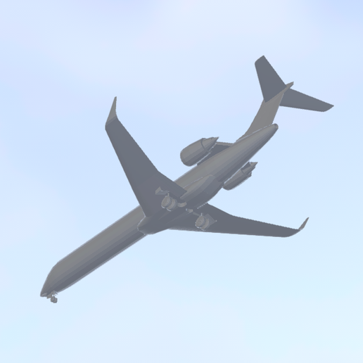 🪰 Bombardier CRJ-700・ 3D File for 3D printing・Cults