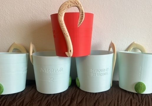 3MF file Moana 2 Buckets 🪣 ・3D print object to download・Cults
