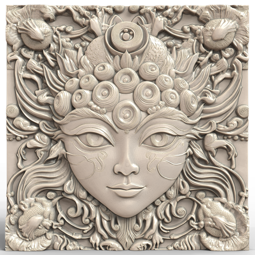 📁 3D Model STL File for CNC Router/Laser & 3D Printer A Wise Creature ...