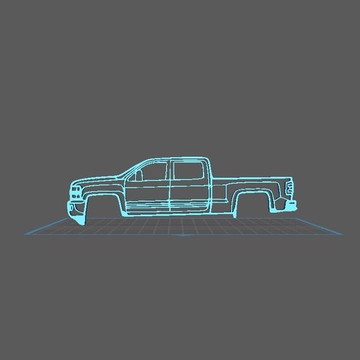 🚙 Chevrolet - Silverado 2500 2015・ STL File for 3D printing・Cults