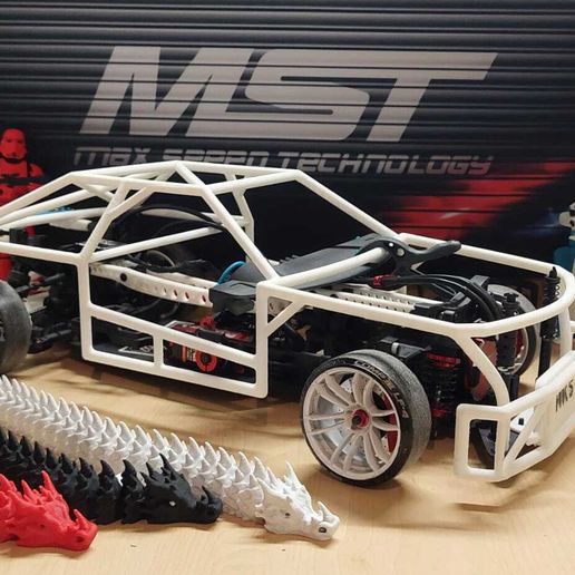 🚁 MST RMX 2.0 / FXX 2.0 - Custom Rollcage (Scale Drift)・ STL File for ...
