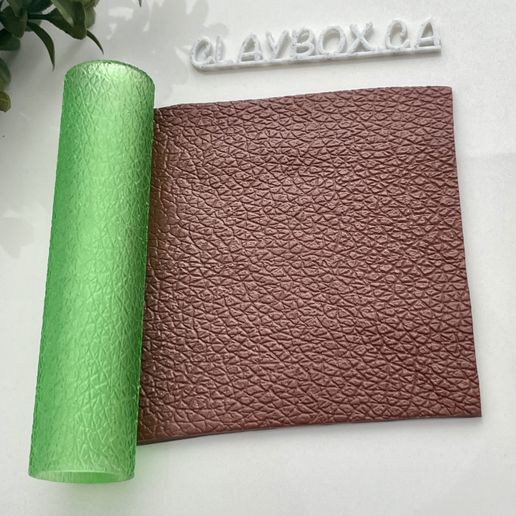 👨‍🎨 Leather texture roller・ 3D File for 3D printing・Cults