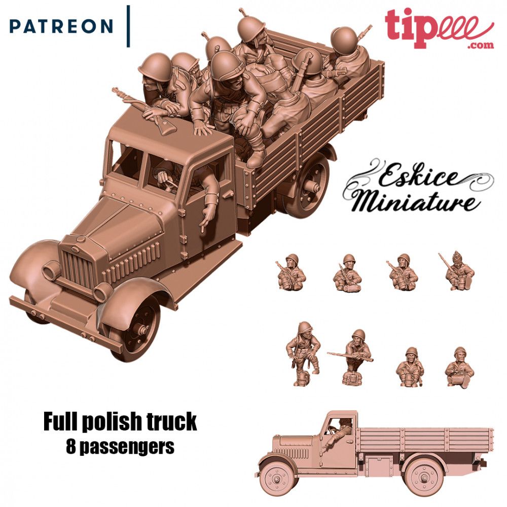 Archivo 3D WW2 Polish ARMY full pack - 28mm・Modelo de impresora 3D para descargar・Cults