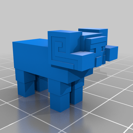 🦸 Minecraft Peaceful Mob Set・Free 3D File for ・Cults