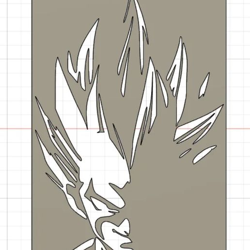 🐉 Vegeta - Dragon Ball Z Wall art Free ART 2026・Archivo STL Gratis para ...
