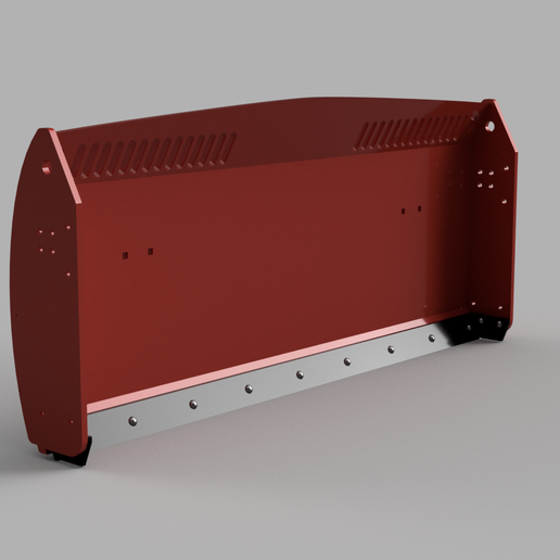🚜 1/14 Front mounted dozer blade for tractor・ 3D File for 3D printing・Cults