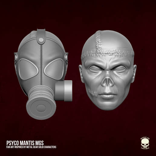🎨 Psyco Mantis MGS Fan Art 3D printable files・ STL File for 3D printing ...