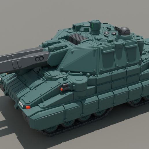 🪖 American Mecha Devastator II Superheavy Tank・ 3D File for 3D printing ...