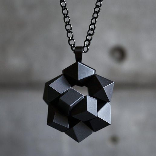 Free STL file Cube Pendant – Geometric Precision in Motion 📿 ・3D print ...