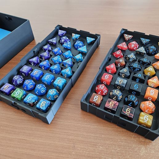 🎲 Dice Rolling and Storage Tray・Free STL File for 3D printing・Cults