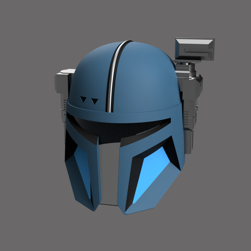 🪖 Paz Vizsla - Heavy Mando inspired helmet CLEAN+DENTED・Free 3D File ...