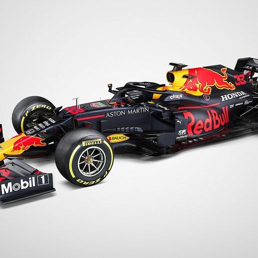 🐂 Red Bull RB16 - Red Bull Racing - 2020・ OBJ File for 3D printing・Cults