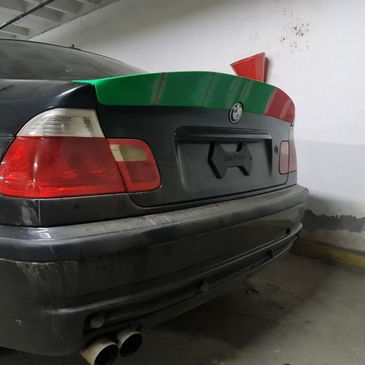 🪶 BMW E46 Ducktail Spoiler・ STL File for 3D printing・Cults