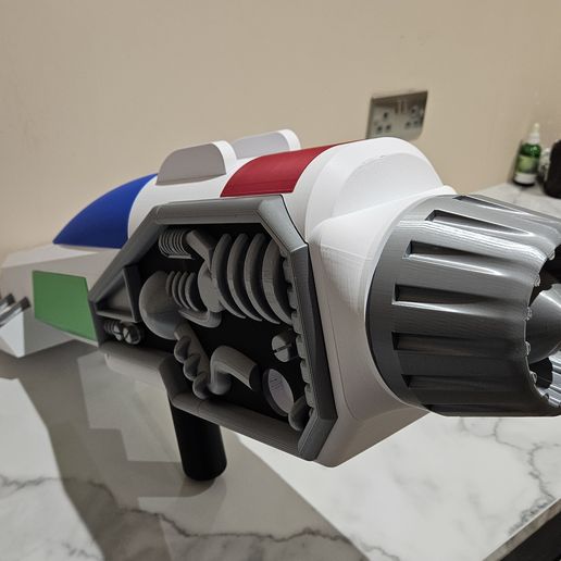 🌩️ Green Ranger Turbo Thunder Cannon (Engine Cannon)・ STL File for 3D ...